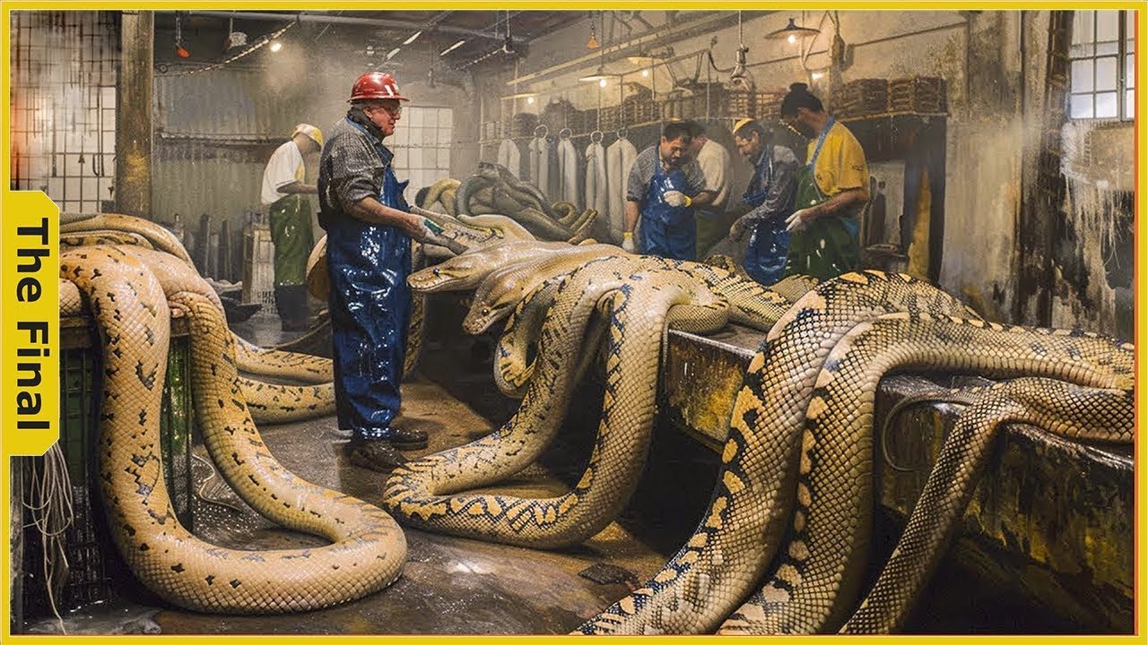 The Horrifying Truth Inside The World’s Largest Python Processing ...